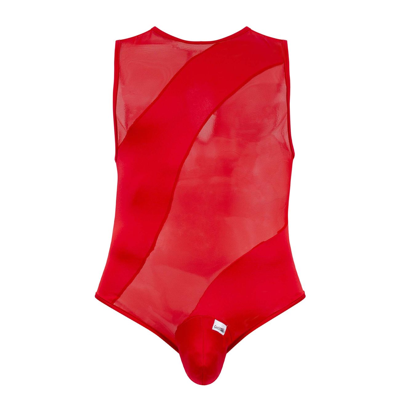 CandyMan 99699X Mesh Bodysuit Color Red – CandyMan Fashion