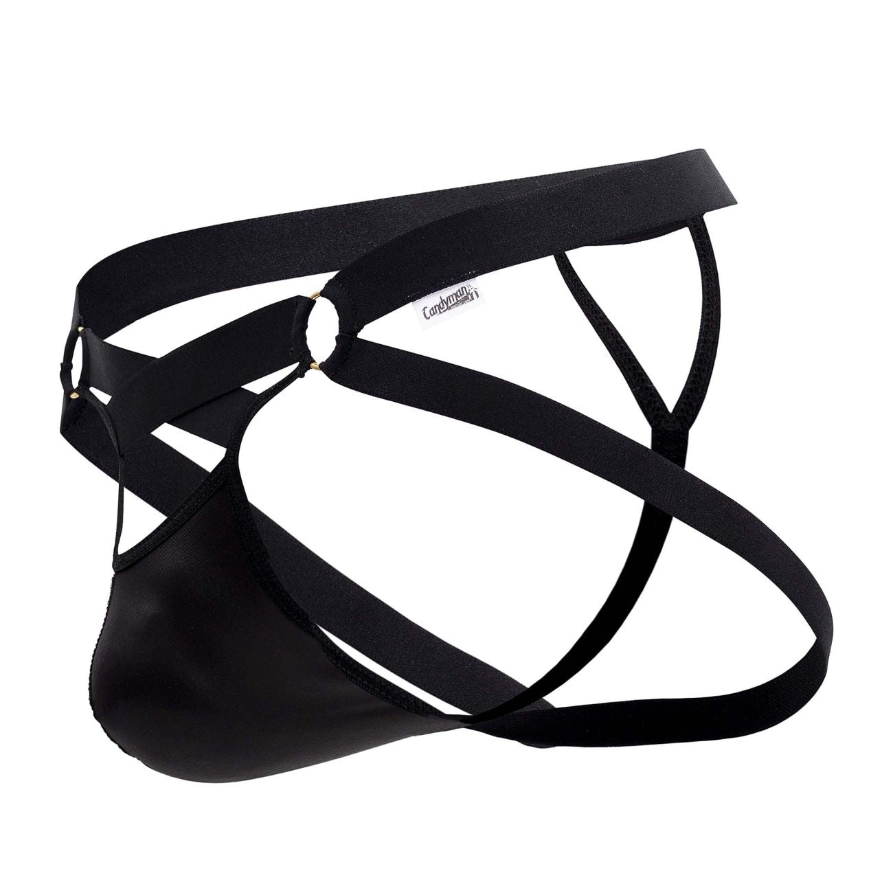 CandyMan 99761 Jock G-String Color Black – CandyMan Fashion