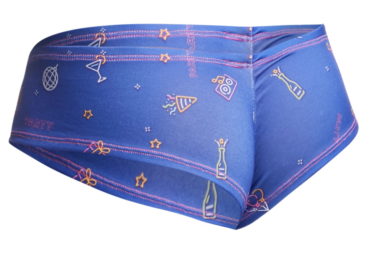 JUSTIN+SIMON XSJ22 Cheek Briefs Color Party – CandyMan Fashion