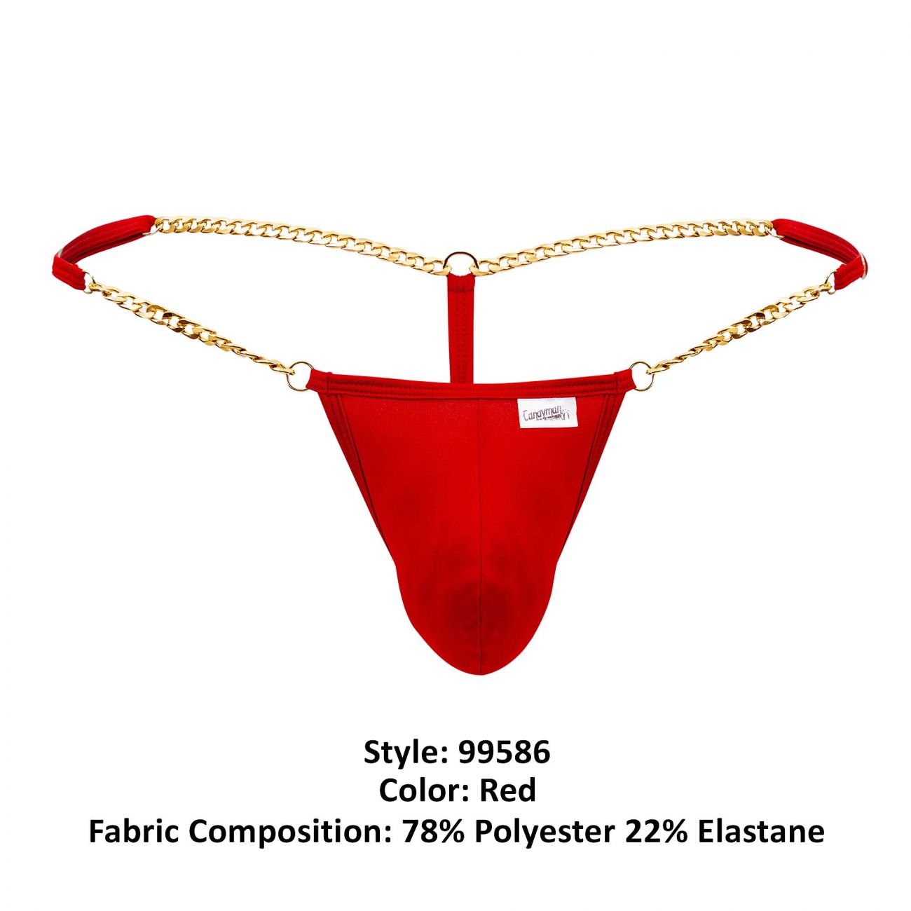 CandyMan 99586 Chain G-String Color Red – CandyMan Fashion