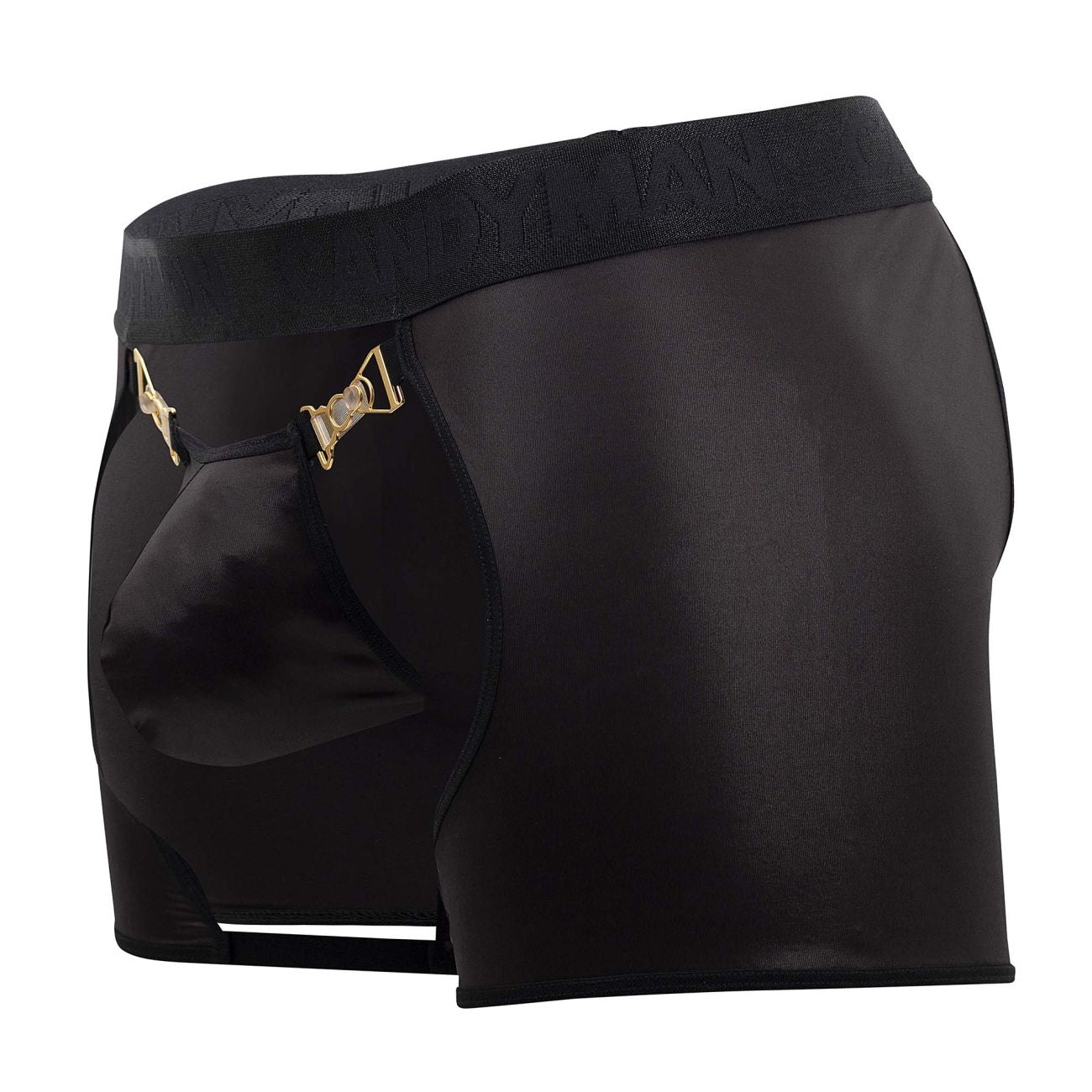 CandyMan 99637 Chaps Thongs Color Black – CandyMan Fashion